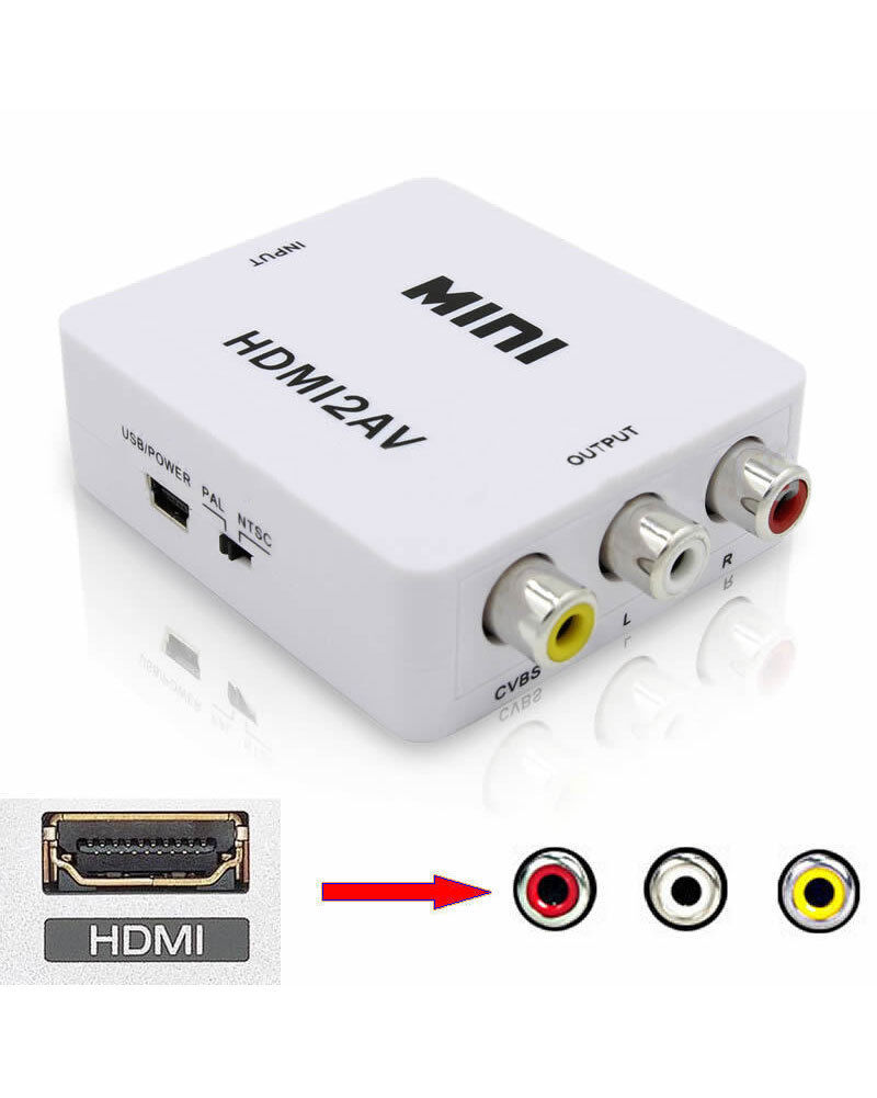 Mini Hdmi2Av Hd Video Converter | Daraz.com.np