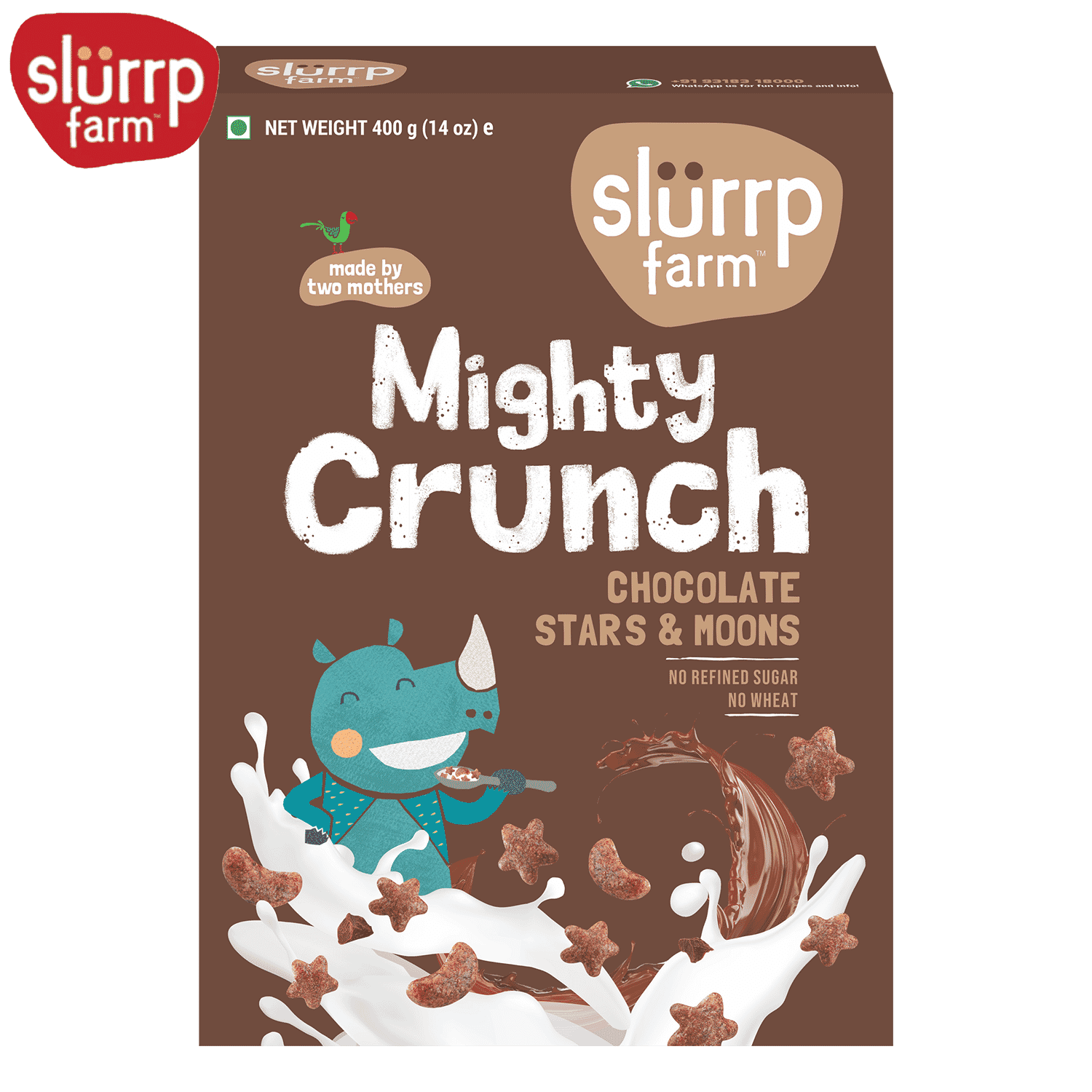 Chocolate Millet Stars and Moons - Crunchy Cereal-400 Gms | Daraz.com.np