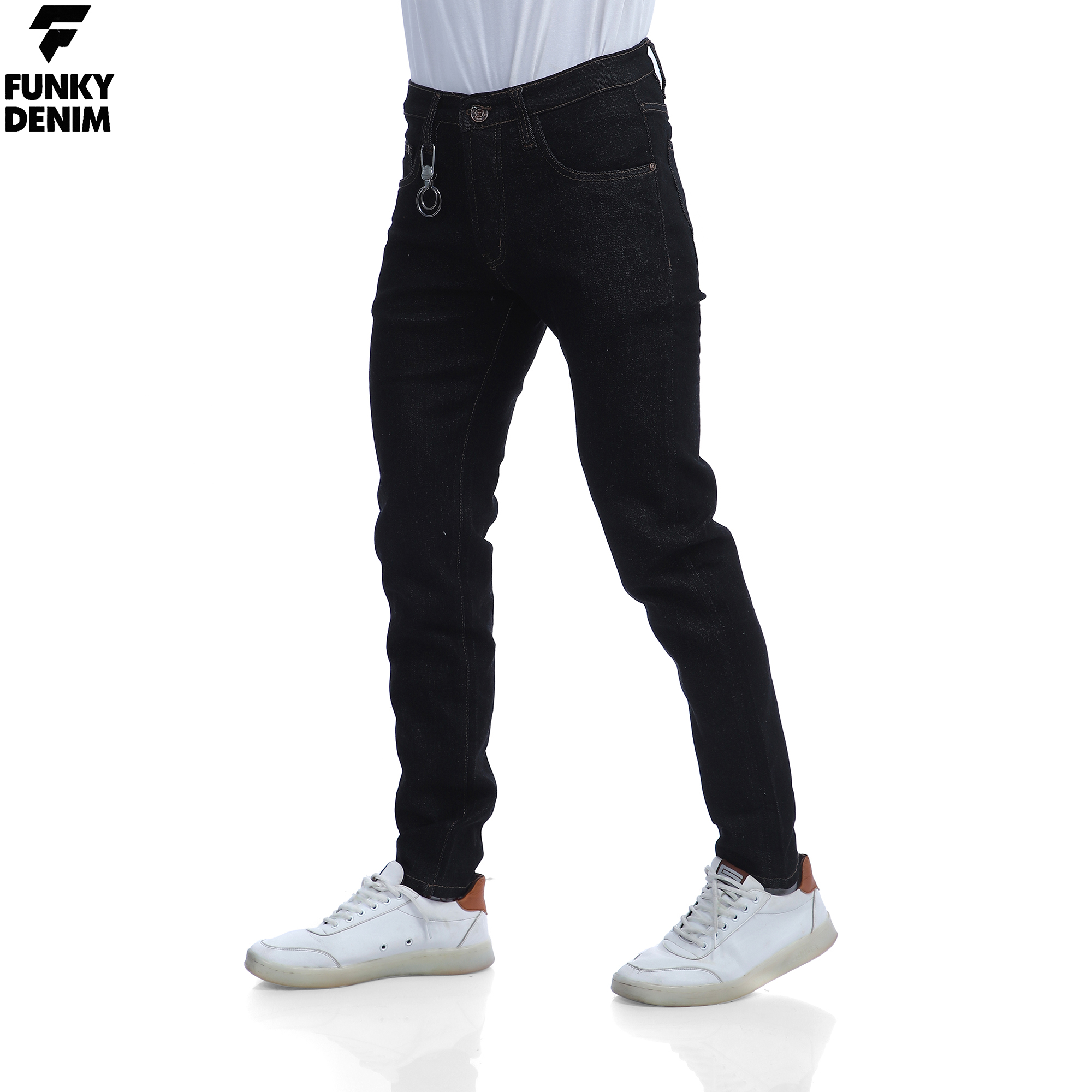 Funky Denim Black Denim Jeans Pant For Men | Daraz.com.np