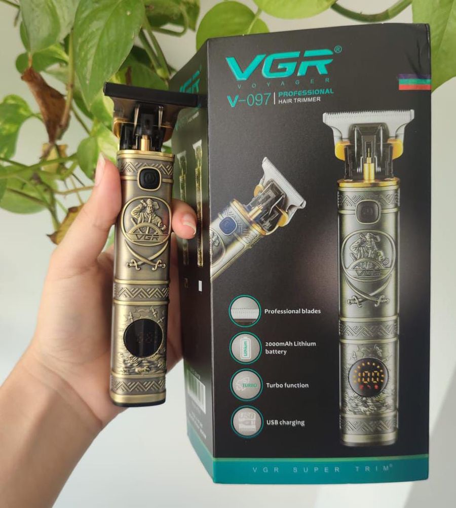 VGR V-097 Professional Rechargeable Cordless Pro Self Haircut Hair Clipper, Beard trimmer with ...