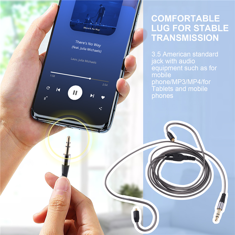 DIY Ie800 Headphone Cable Single Crystal Copper Wires, 14 Core MMCX ...