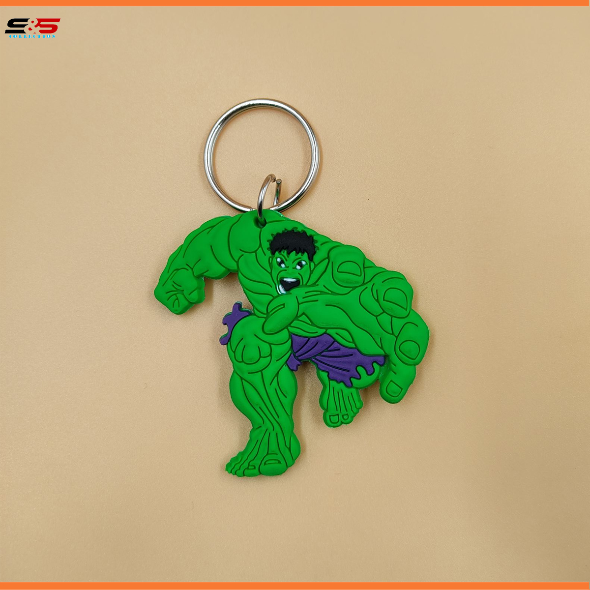 Hulk Double Sided Rubbery Keychain | Daraz.com.np