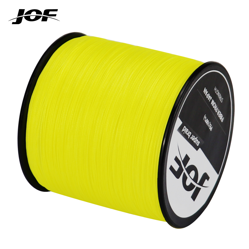 JOF 4 Strands Fishing Line Smooth Multifilament 300M Carp Japanese 100% PE Braided Wire Cord ...