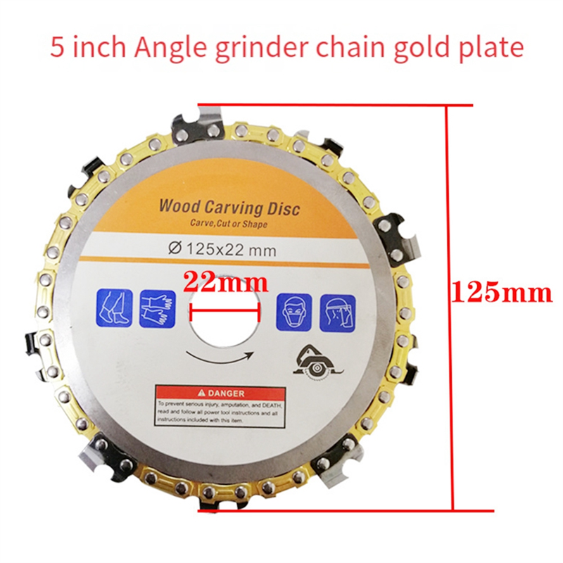 5in 22mm Diameter 9 Tooth Chainsaw Disc for Woodworking chainsaw disk ...