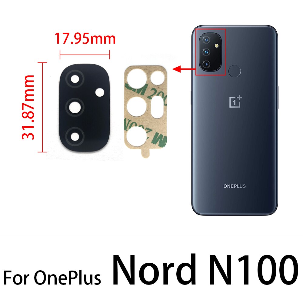 One Plus N100 Back Camera Glass with Adhesive | Daraz.com.np