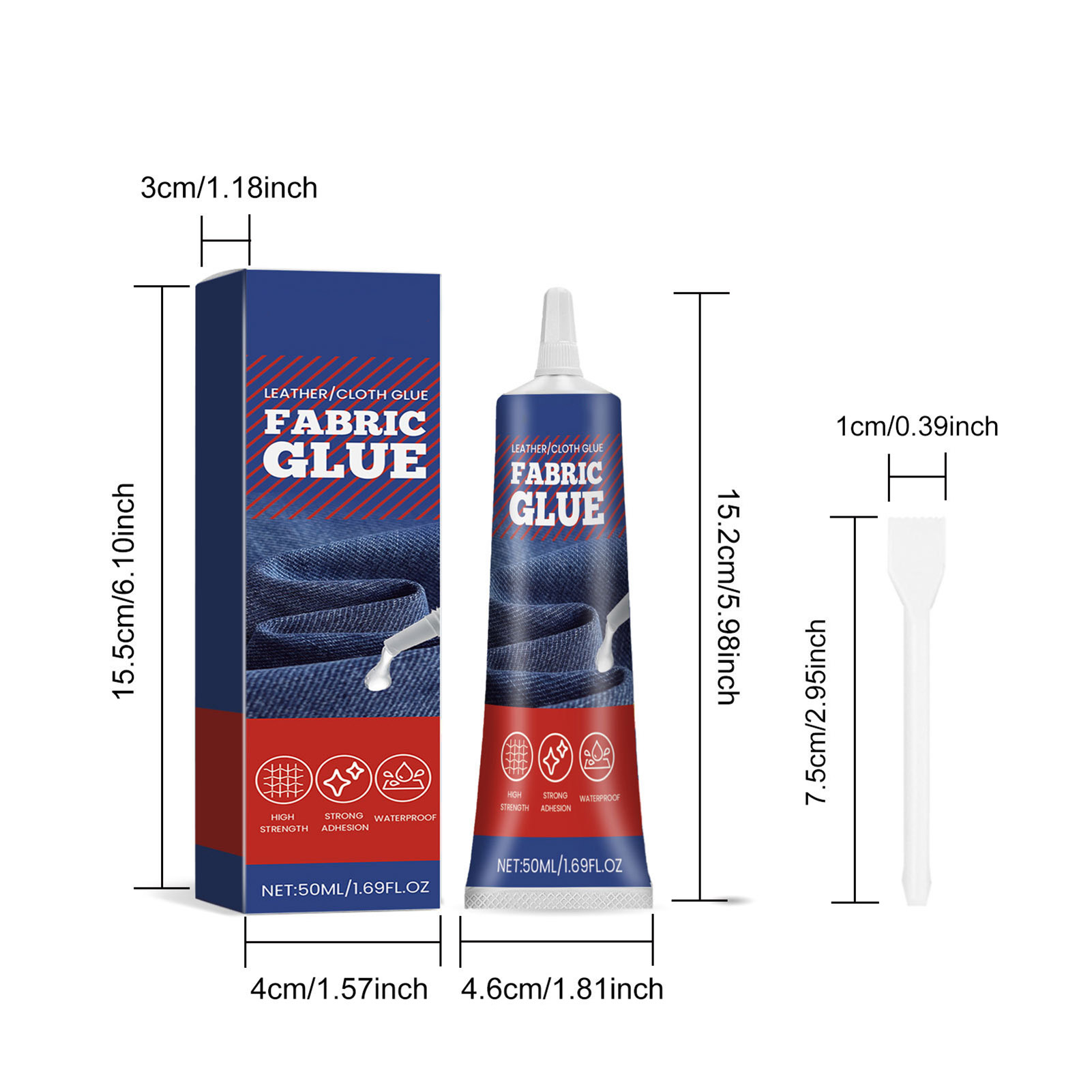 Likovie Anti-clogging tip: The fabric glue's needle tip and cap design ...