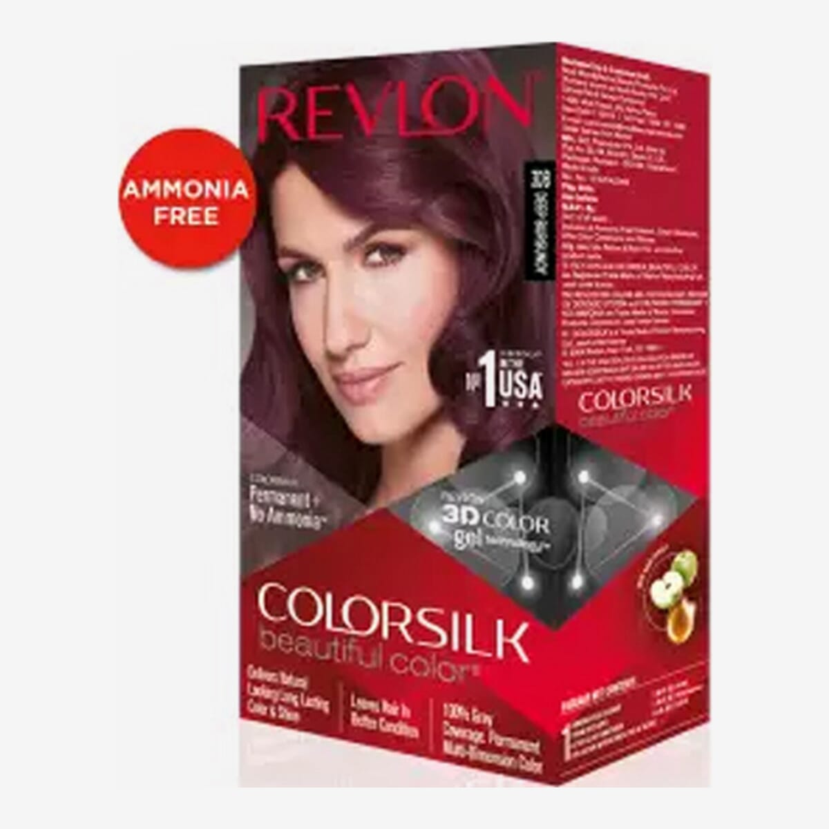 Revl0n Color Hair Color 3DB Burgundy (40ml+40ml+11.8ml) | Daraz.com.np