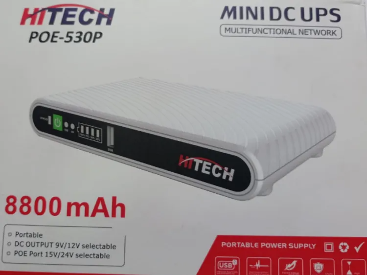 Router Backup Upto 8 Hours Mini Portable Modem Router Ups Poe Dc Wifi