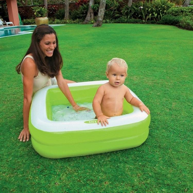Intex 57100 Double Layer Square Child Pool | Daraz.com.np