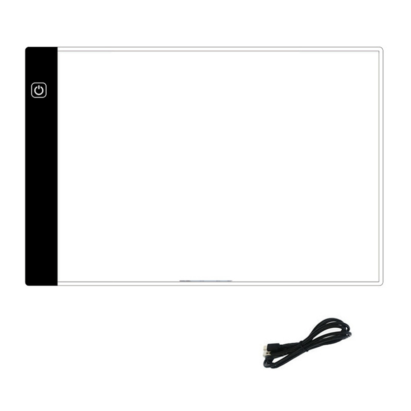 A4 Drawing Board Pad Stepless Dimming Painting Copy Table LED Copy Desk ...
