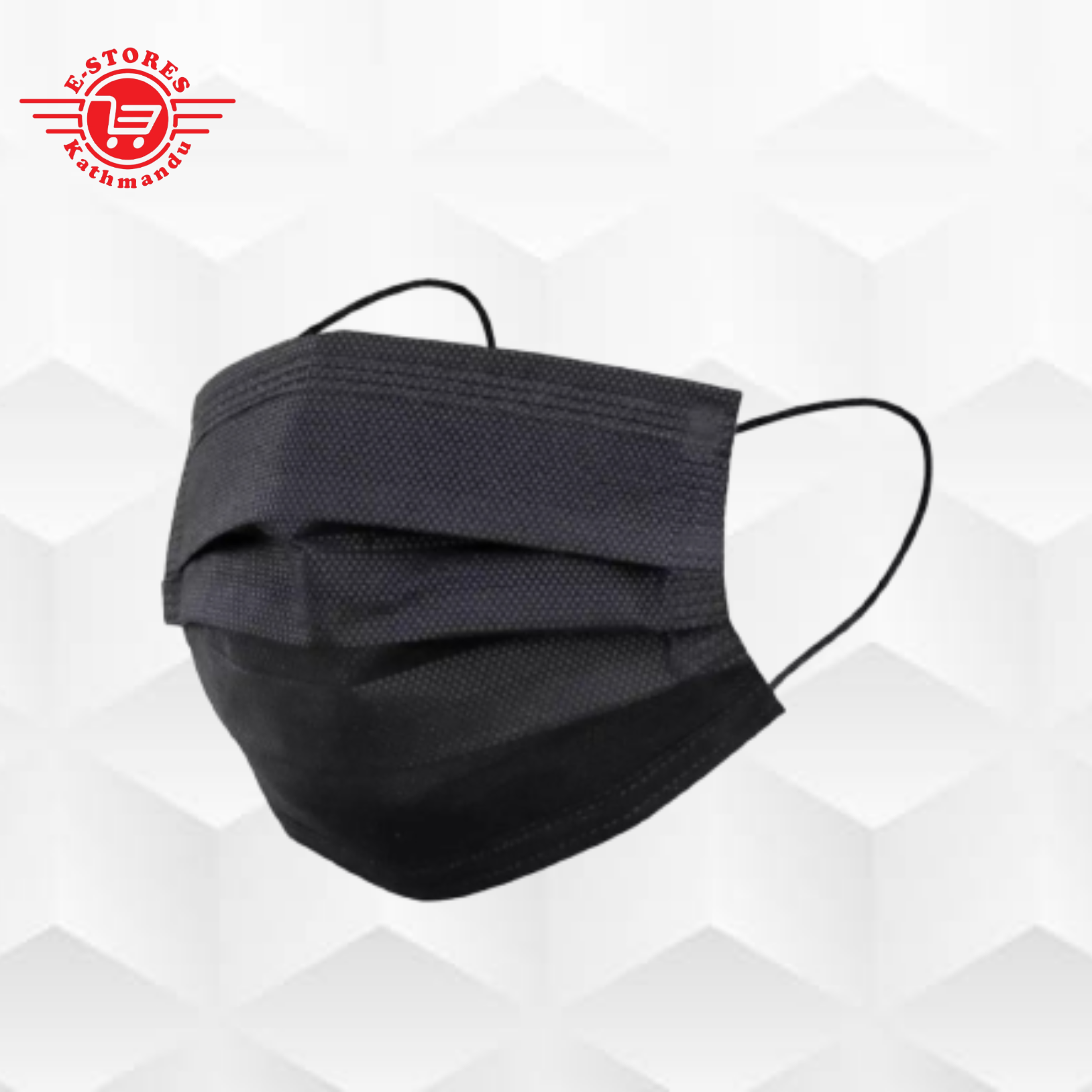 Disposable Face Mask Black-50Pcs Pack | Daraz.com.np