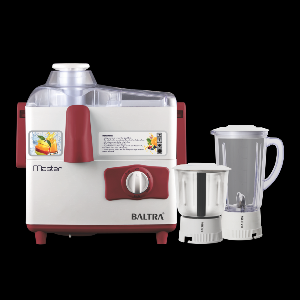 Baltra 500W Master Deluxe Juicer Mixer Grinder - (White/Red) | Daraz.com.np