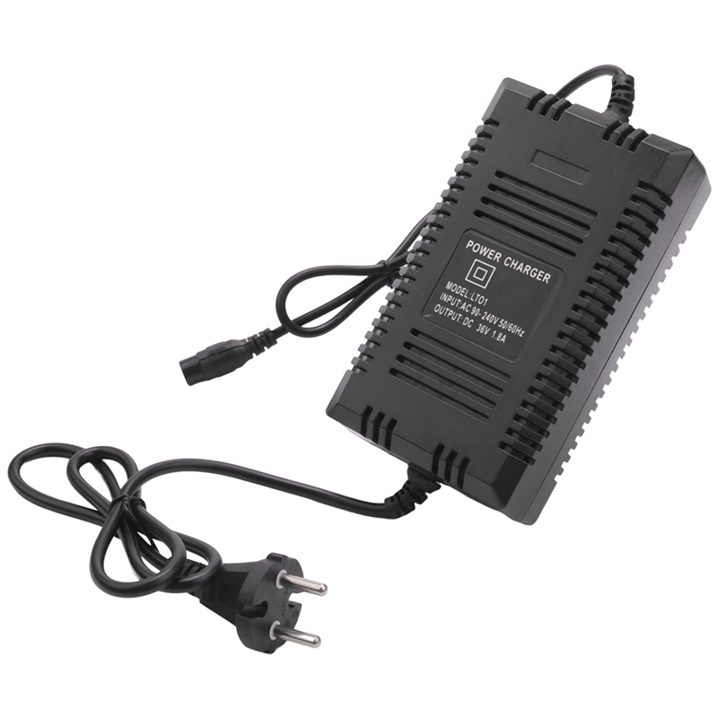 36V 1.8A Lead-Acid Battery Charger Wheelchair Power Adapter EU Plug ...