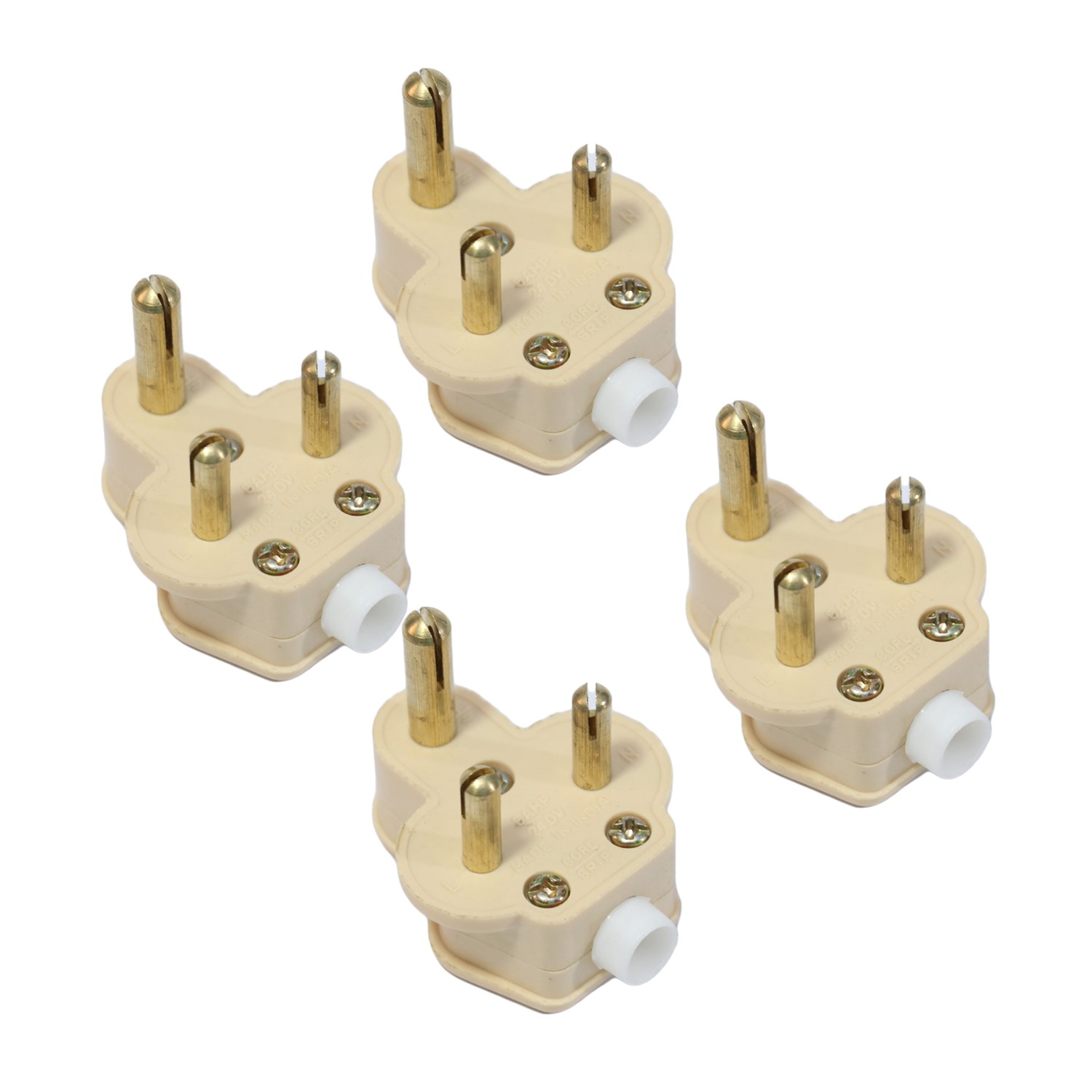 3 Pin Power Plug Sets Of 4 | Daraz.com.np