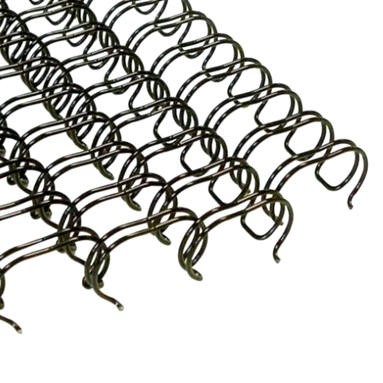 Wire Binding Spines, 12.7mm, 25-80 Sheets, 3:1 Pitch, Black Double Loop ...