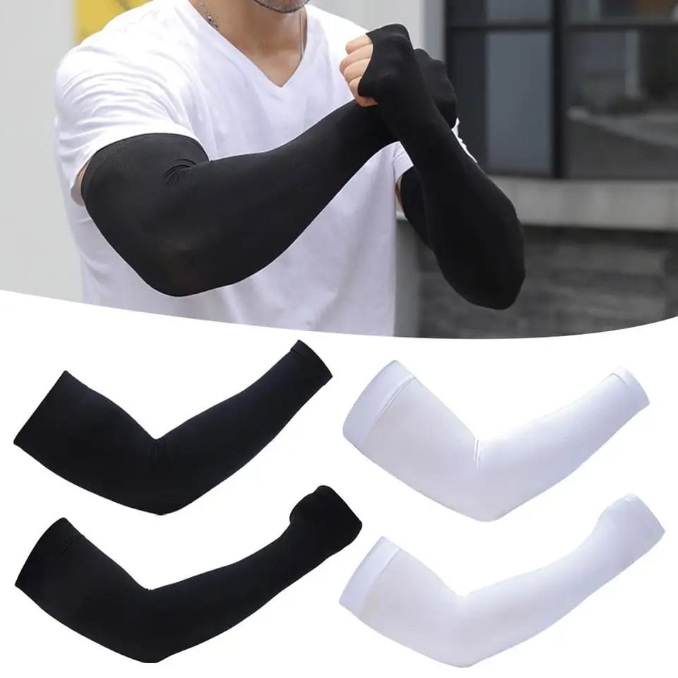 Cooling Arm Sleeves Compression Sun Sleeves | High Elastic Cooling ...