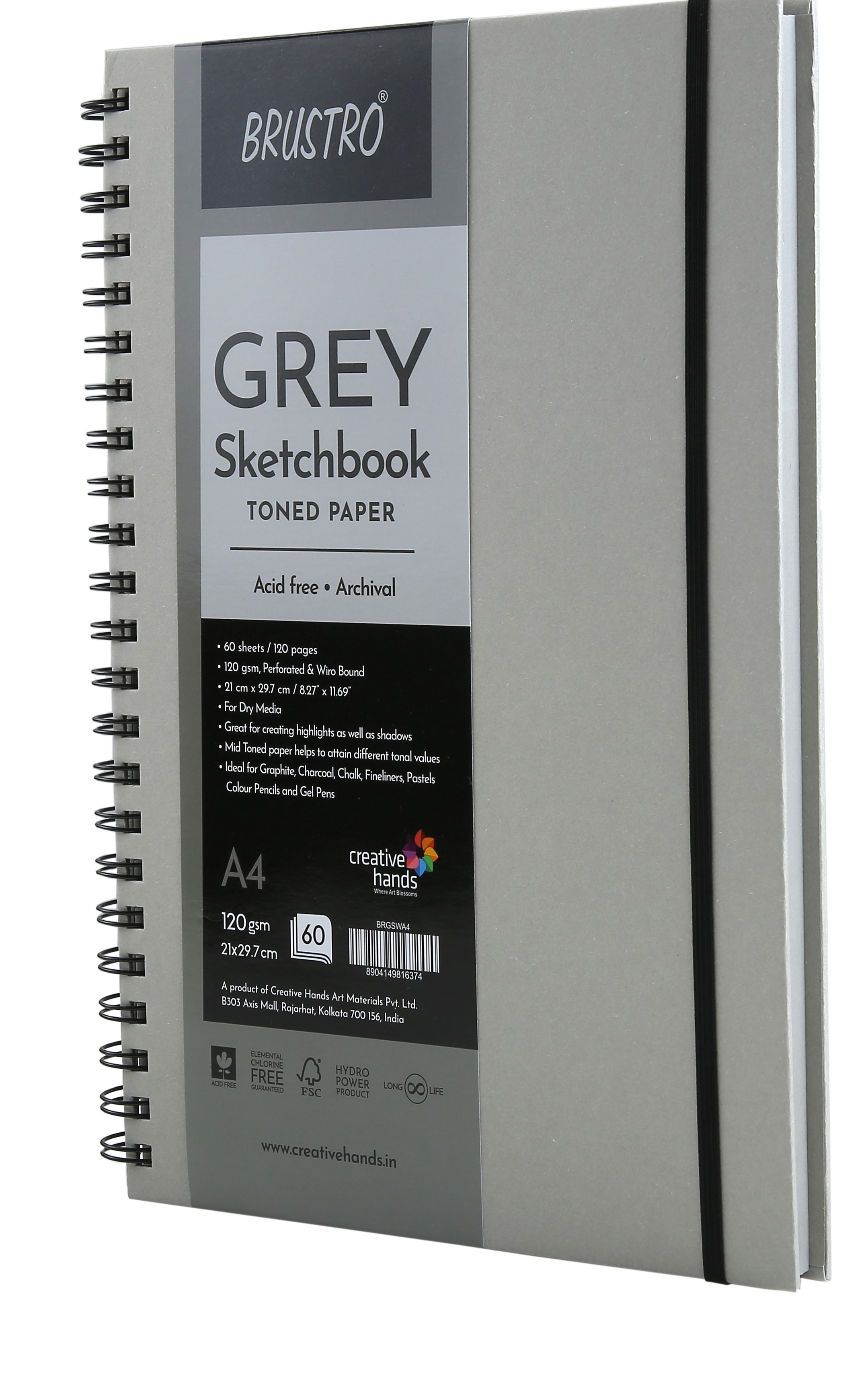 Artists' Grey Toned Sketchbooks- 120GSM 60 Sheets A4 | Daraz.com.np