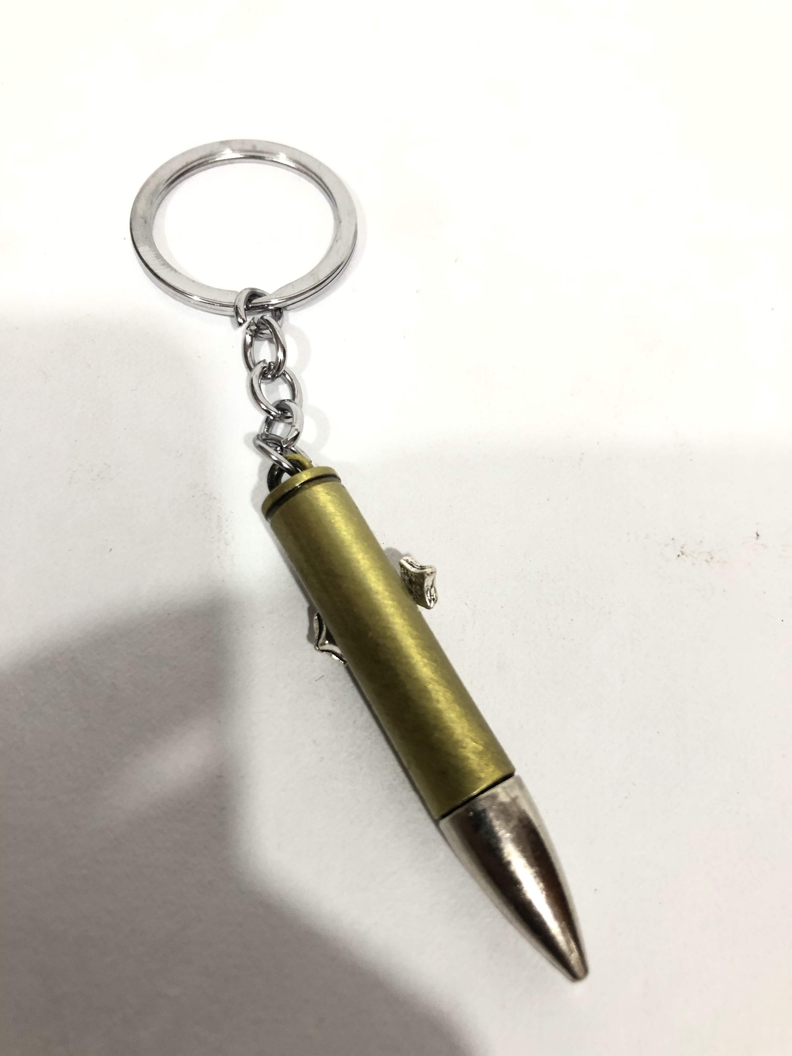 Metal PUBG Golden Bullet Keychain / Metallic Ammo Key Ring / Gift Item ...