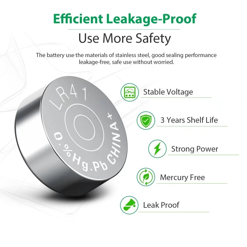 LR41 AG3 392 384 192 Battery 1.5V Button Cell Batteries Best Quality | Daraz.com.np