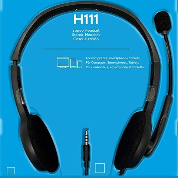 Logitech H110 Stereo Headset 3.5mm for PC | Daraz.com.np