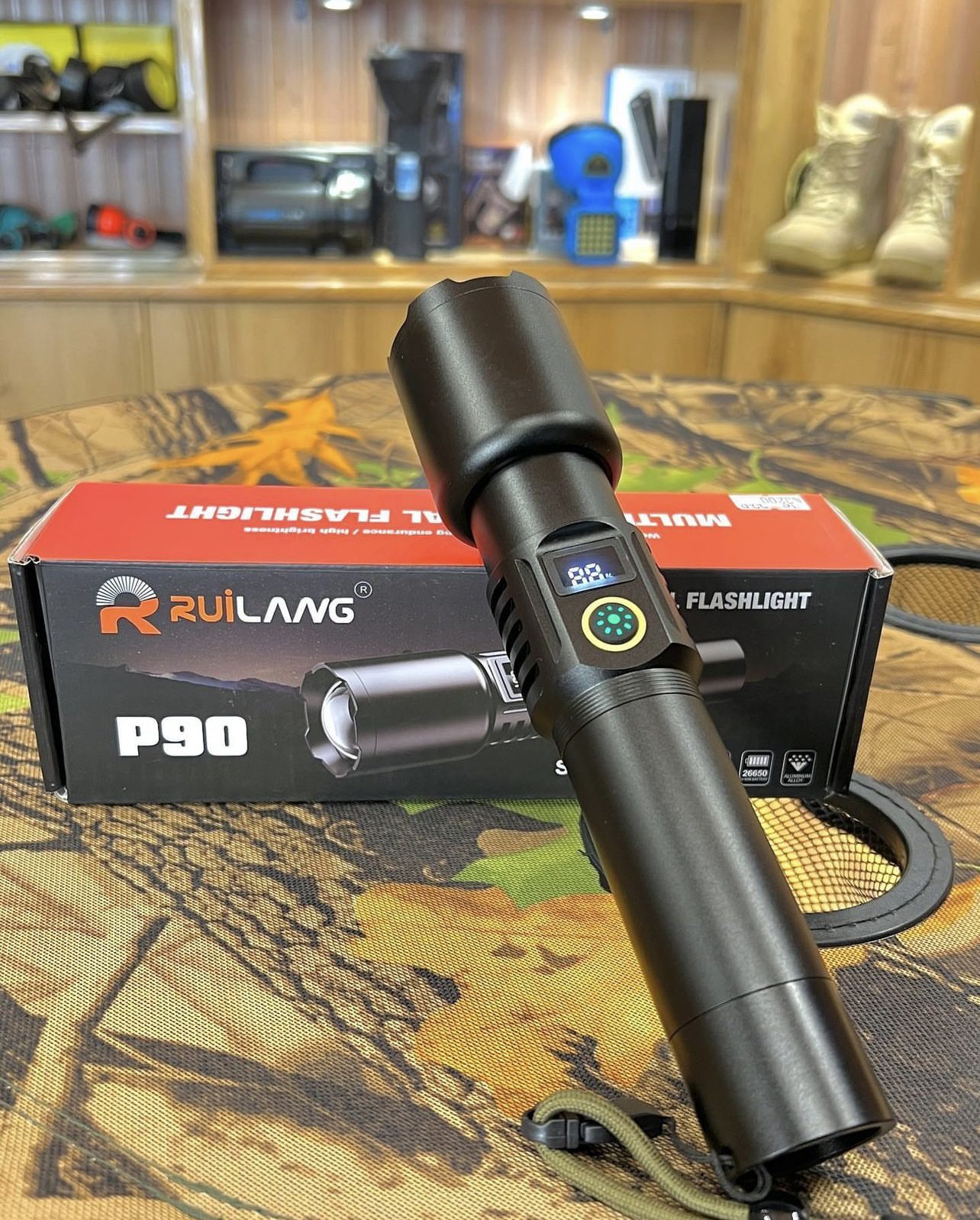 Ruilang P90 Module 8800 Mah Battery Super Powerful Torch | Daraz.com.np