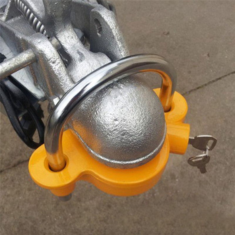 Heavy Duty Universal Trailer Lock, Adjustable Tow Ball Coupler for Anti ...