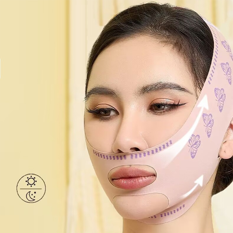 Face Bandage Breathable V Face Band Cheek Lift Up Anti Wrinkle Face Thin Mask Reduce Double Chin ...
