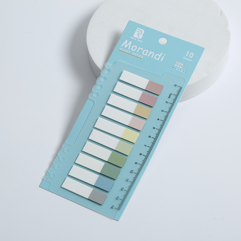 Sweet Journal 200 Sheets 10 Colors Transparent Morandi Combination PET ...