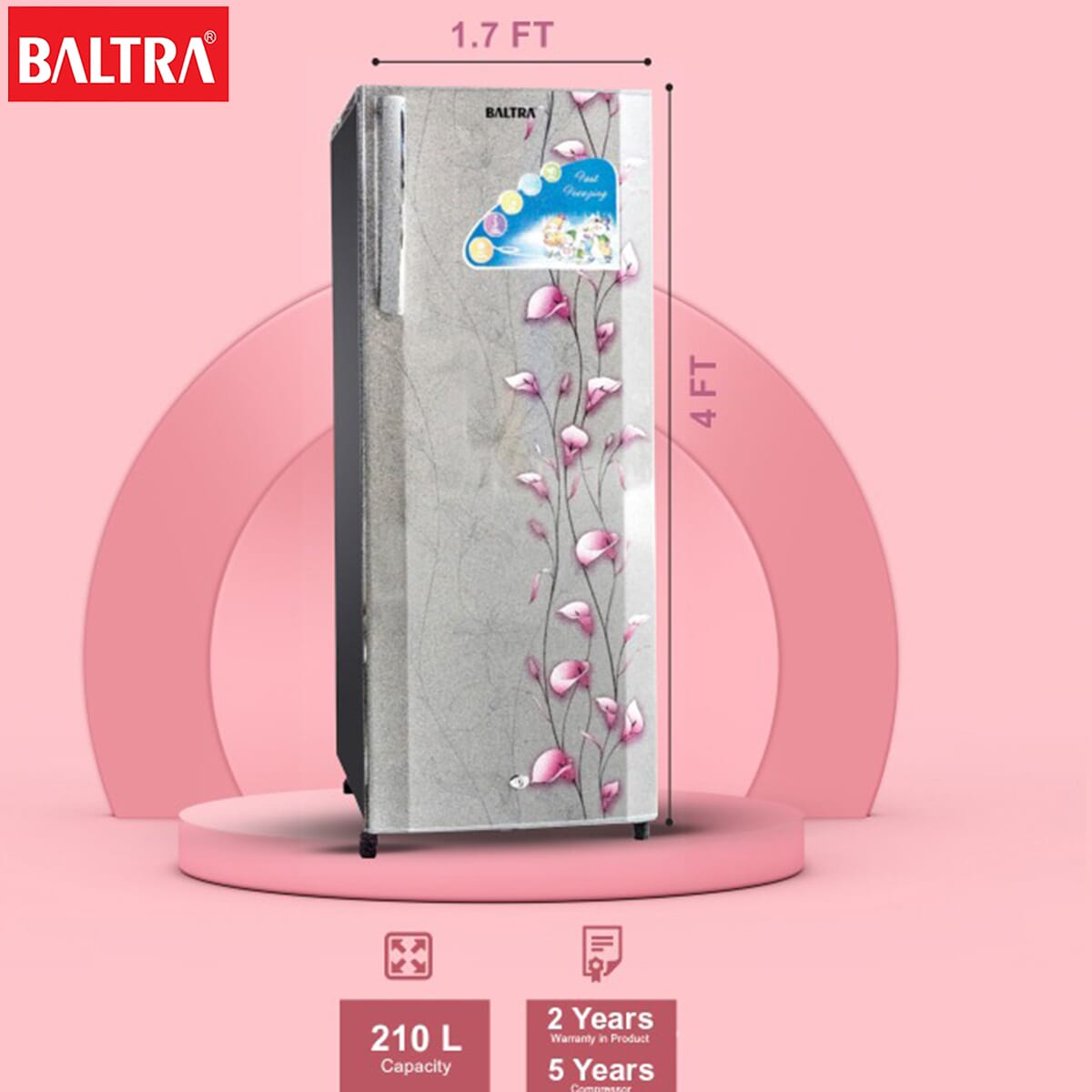 Baltra Refrigerator 210 Lt Single Door | Daraz.com.np