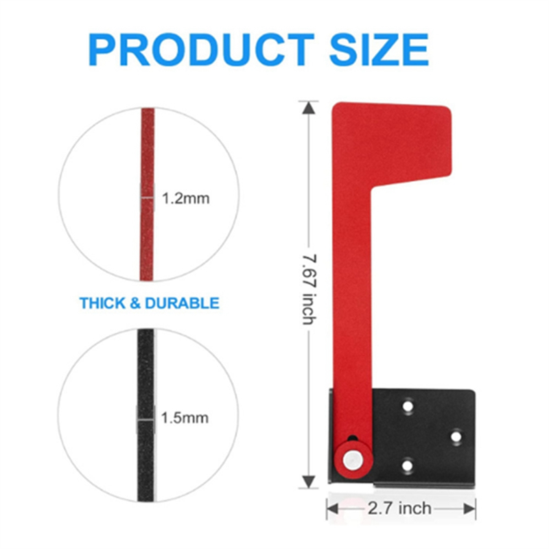 Mailbox Flag Replacement Kit Red Plastic Mailbox Flag Required, Fits ...