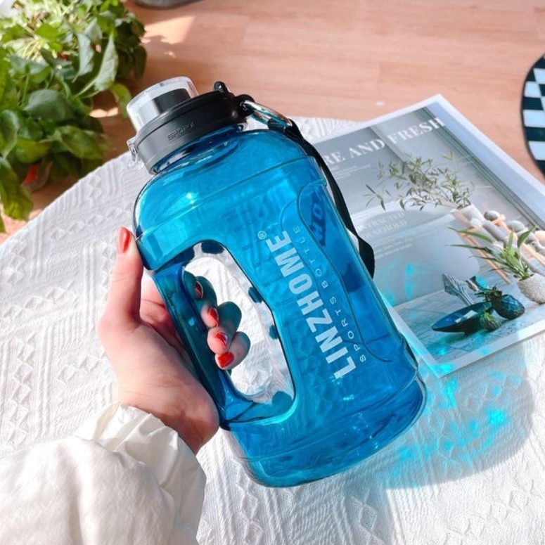 Large Capacity Fashion Sport Water Bottle Gym Large Drinking Bottle 2200ml | Daraz.com.np