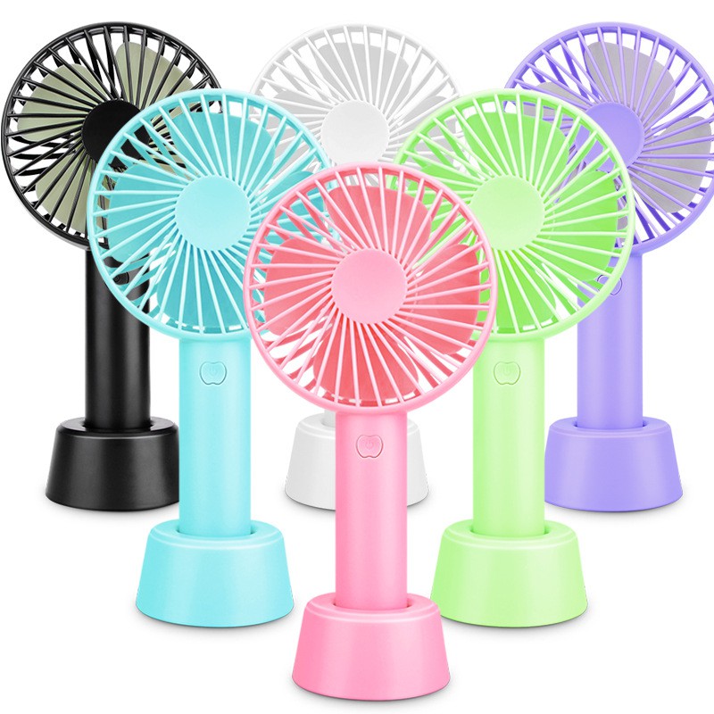 Mini Portable Fan Rechargeable With Stand 3 Speed And Long Lasting ...