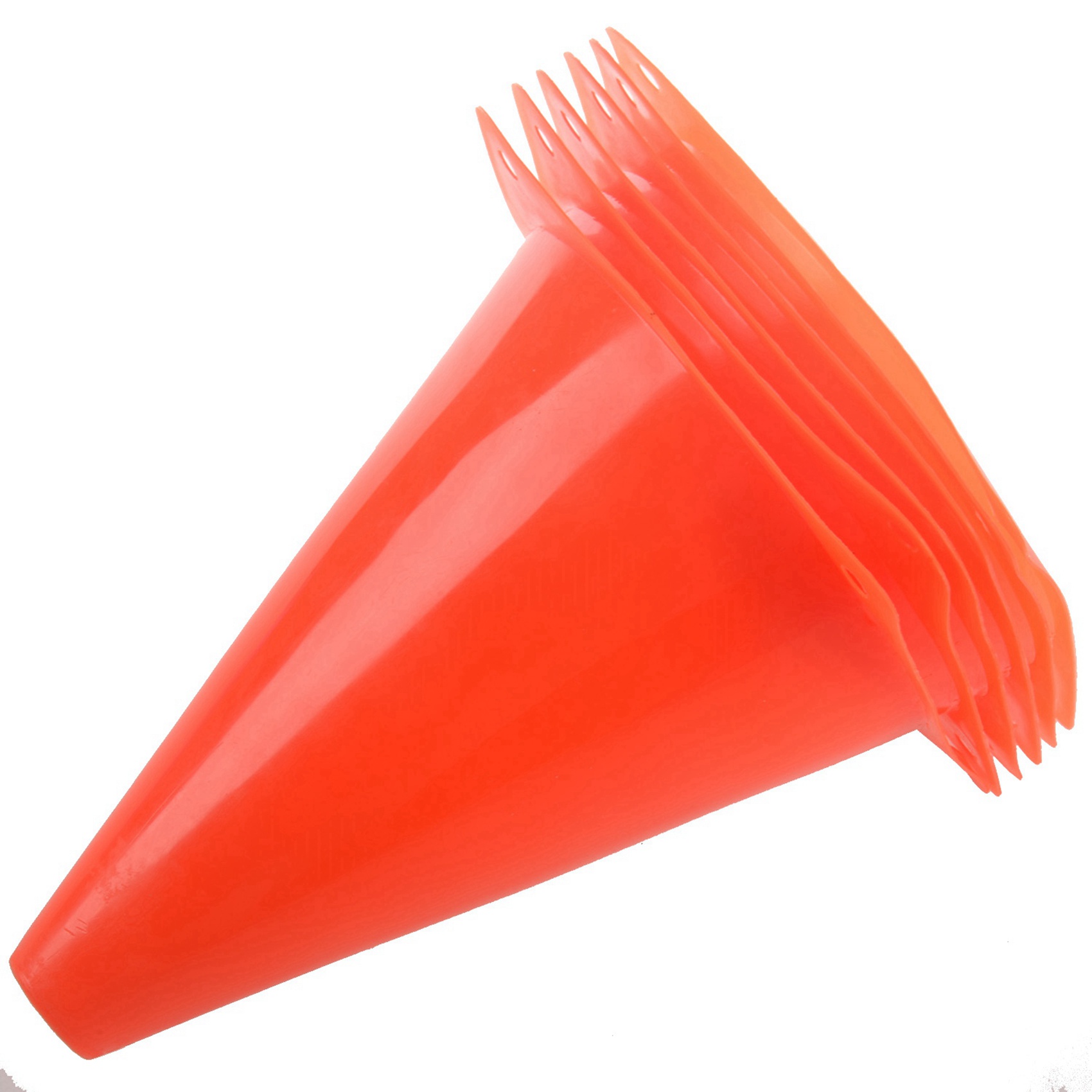 7-Inch Plastic Traffic Cones (12-Pack) Multi-Purpose Cone Physical ...