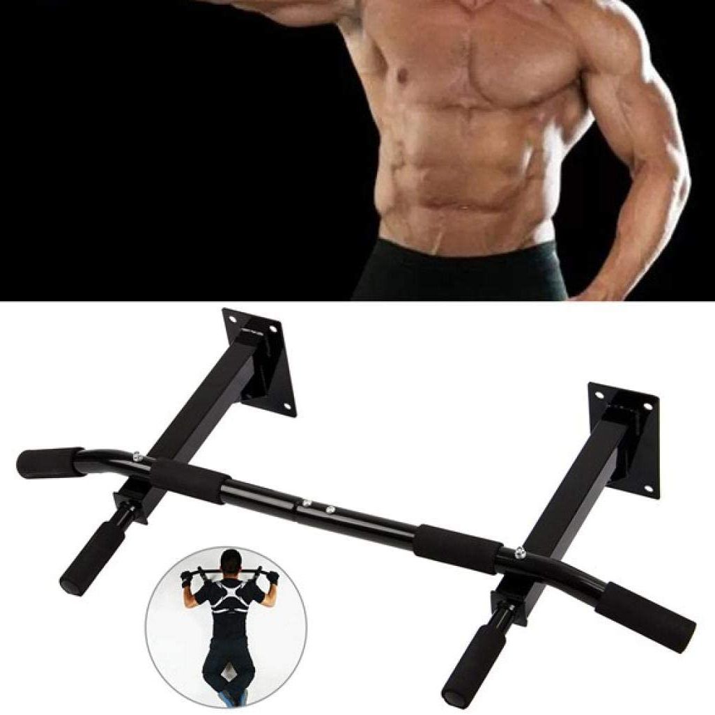 Wall Mounted Pull Up Bar | Hard Steel Material Padded Handle Wall ...