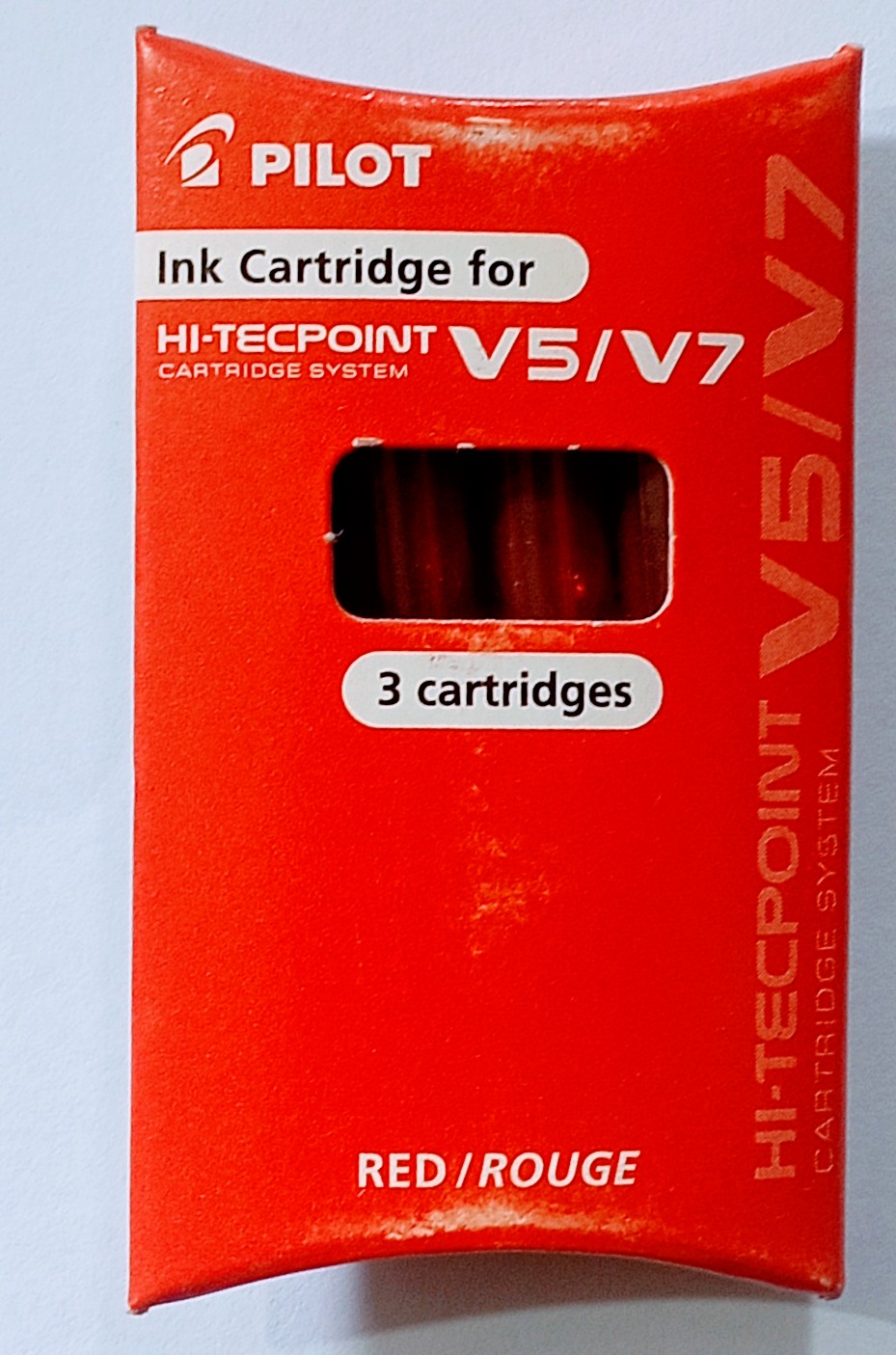 Pilot Pen Ink Cartridge For Hi Tecpoint v5/V7 Set Of 3 Pocket | Daraz ...