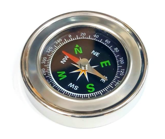 Stainless Steel Directional Magnetic Compass for Travel Magnetic ...