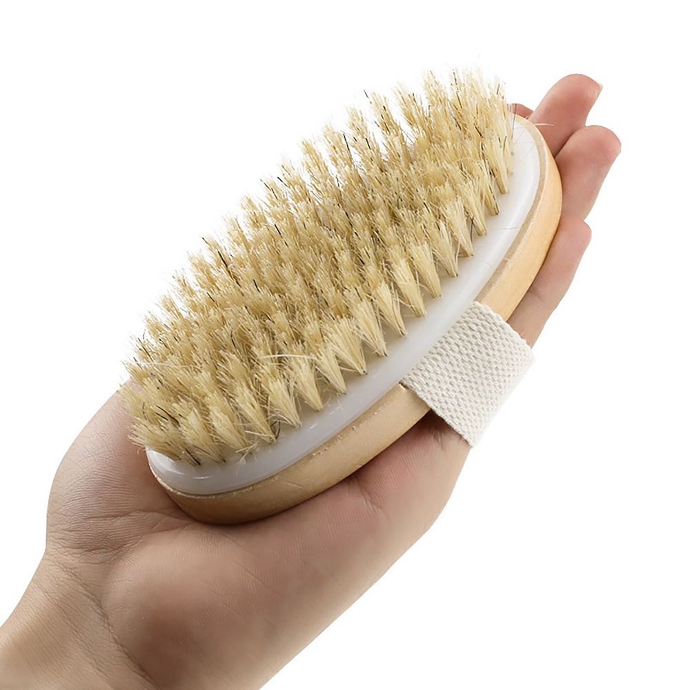 Soft Wet Dry Using Bristle Brush Bathing Tool Deep Cleaning Shower ...