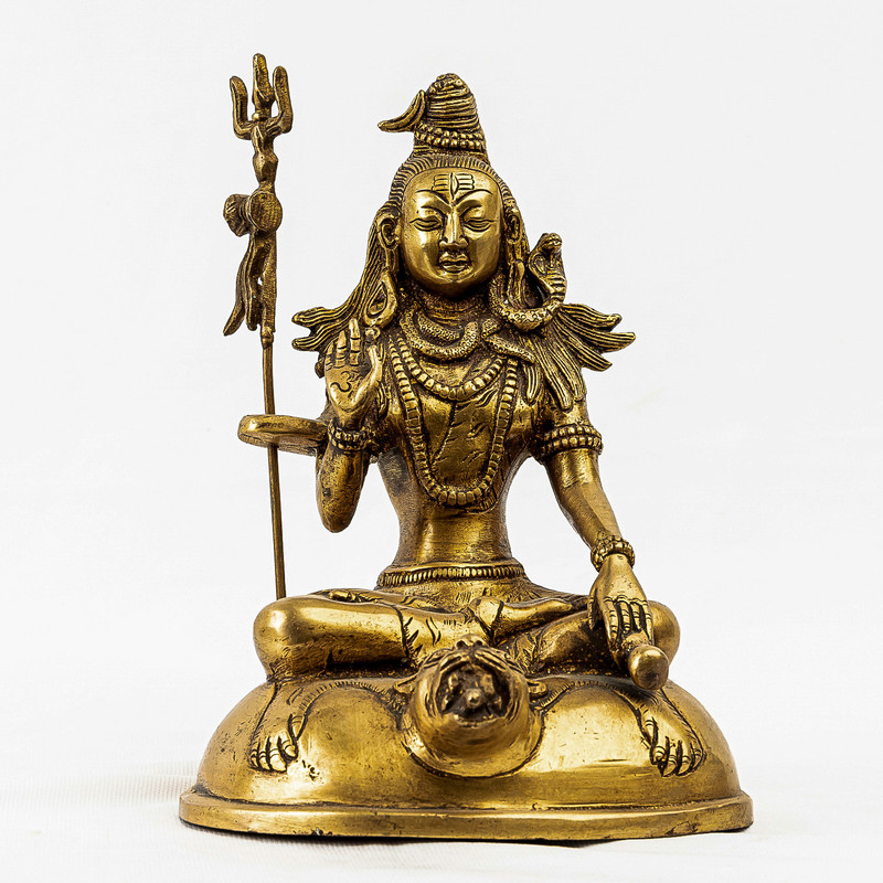 Saru Handicraft / Lord Shiva Statue / Metal Lord Shiva Statue / Brass ...