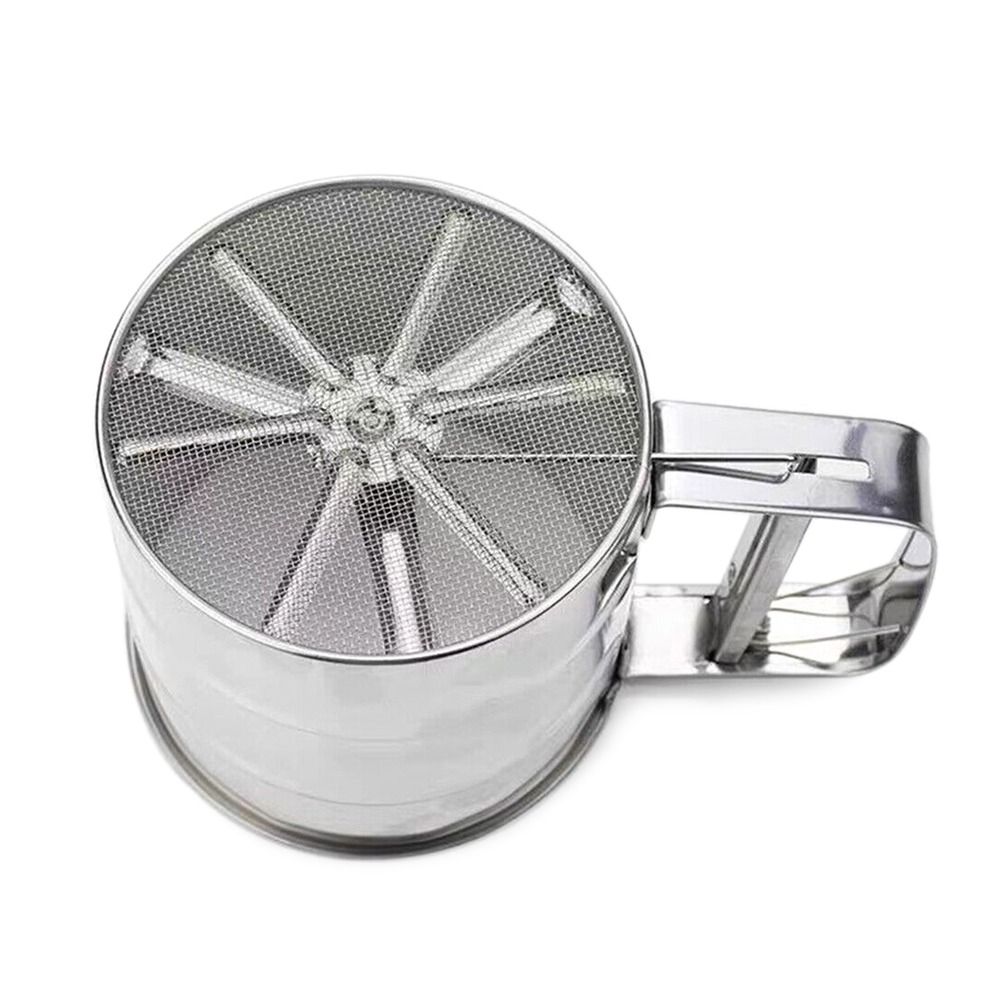 Household For Cake Coffee Stainless Steel Sugar Mesh Sieve Baking Sieve ...