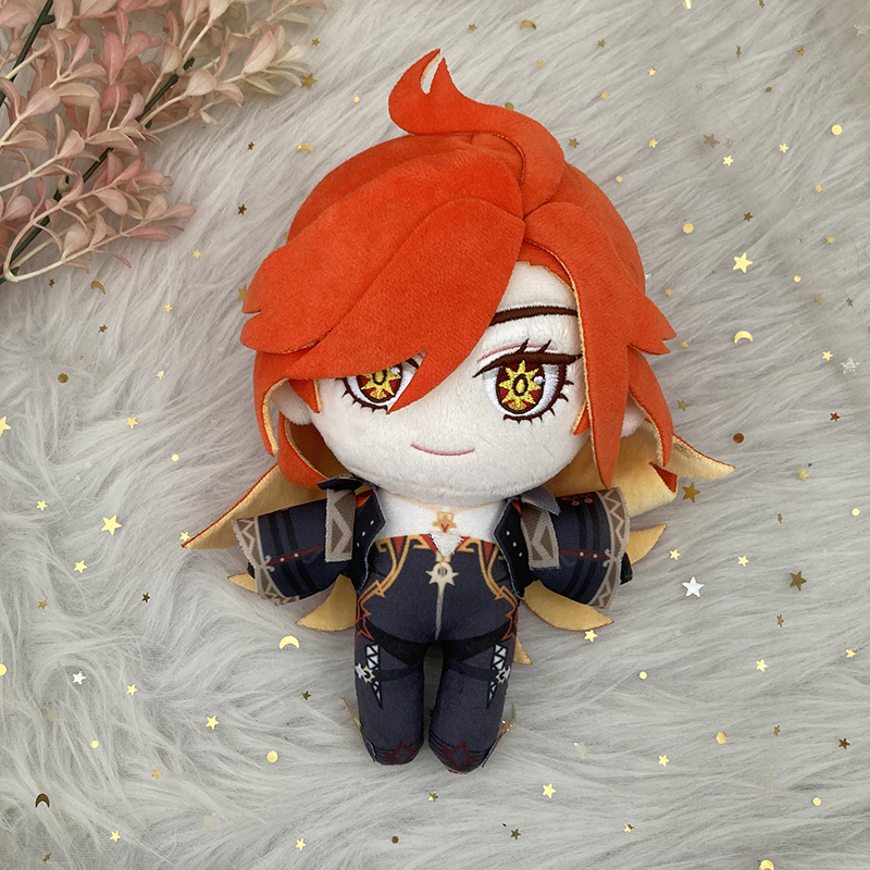 20cm Genshin Impact Pyro Archon Mavuika Plush Doll Pillows Cosplay ...