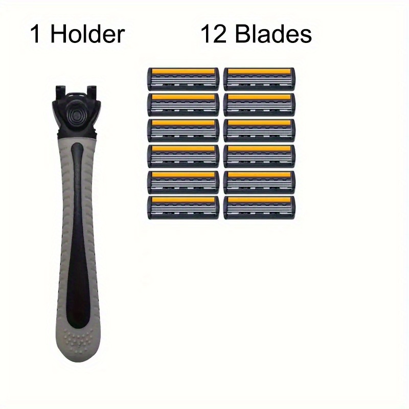 Variety Packs Skin Guard Anti-Slip Handle Replacement Triple Blades ...