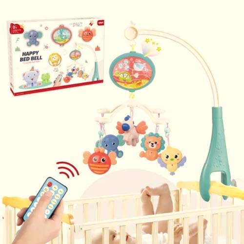 Happy Bed Bell Auto Swing Bed Bell With Music Light Timer And Remote ...