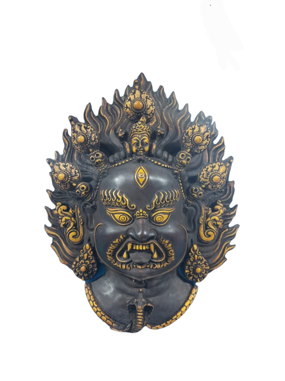 Resin Nepali Bhairab Mask Or Antique Bhairav Mask 12 Inches | Daraz.com.np