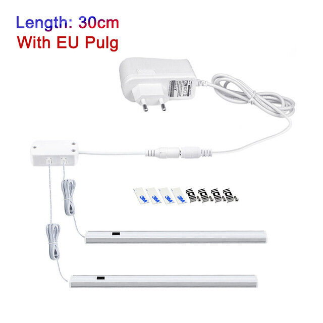 LED Cabinet Light Wireless Hand Sweep Closet Lamp Infrared Sensing ...