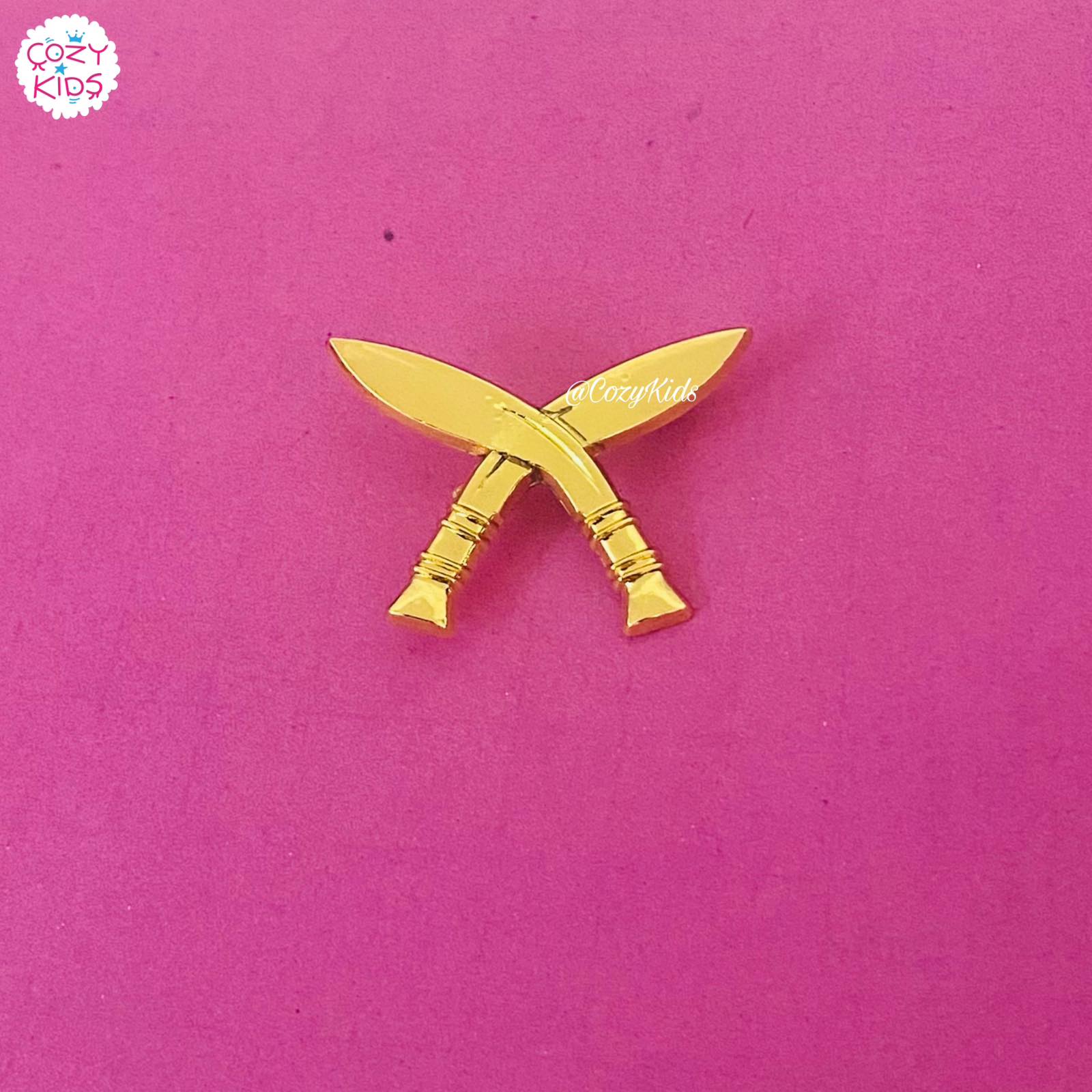 MoonCare - Cross Gorkhas Khukuri Badge Brooch | Daraz.com.np