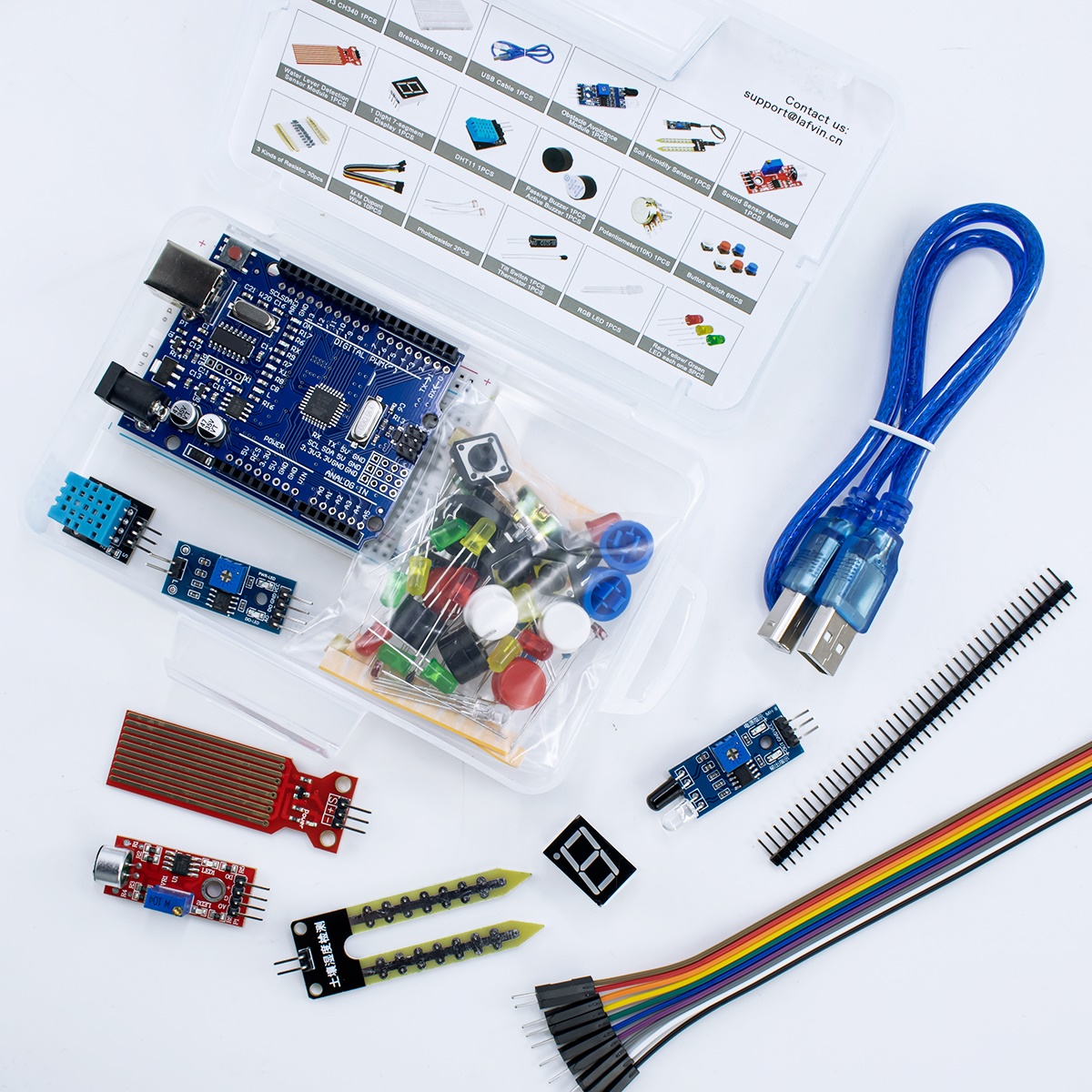 LAFVIN Basic Starter Kit for Arduino Uno R3 Projects Electronic ...