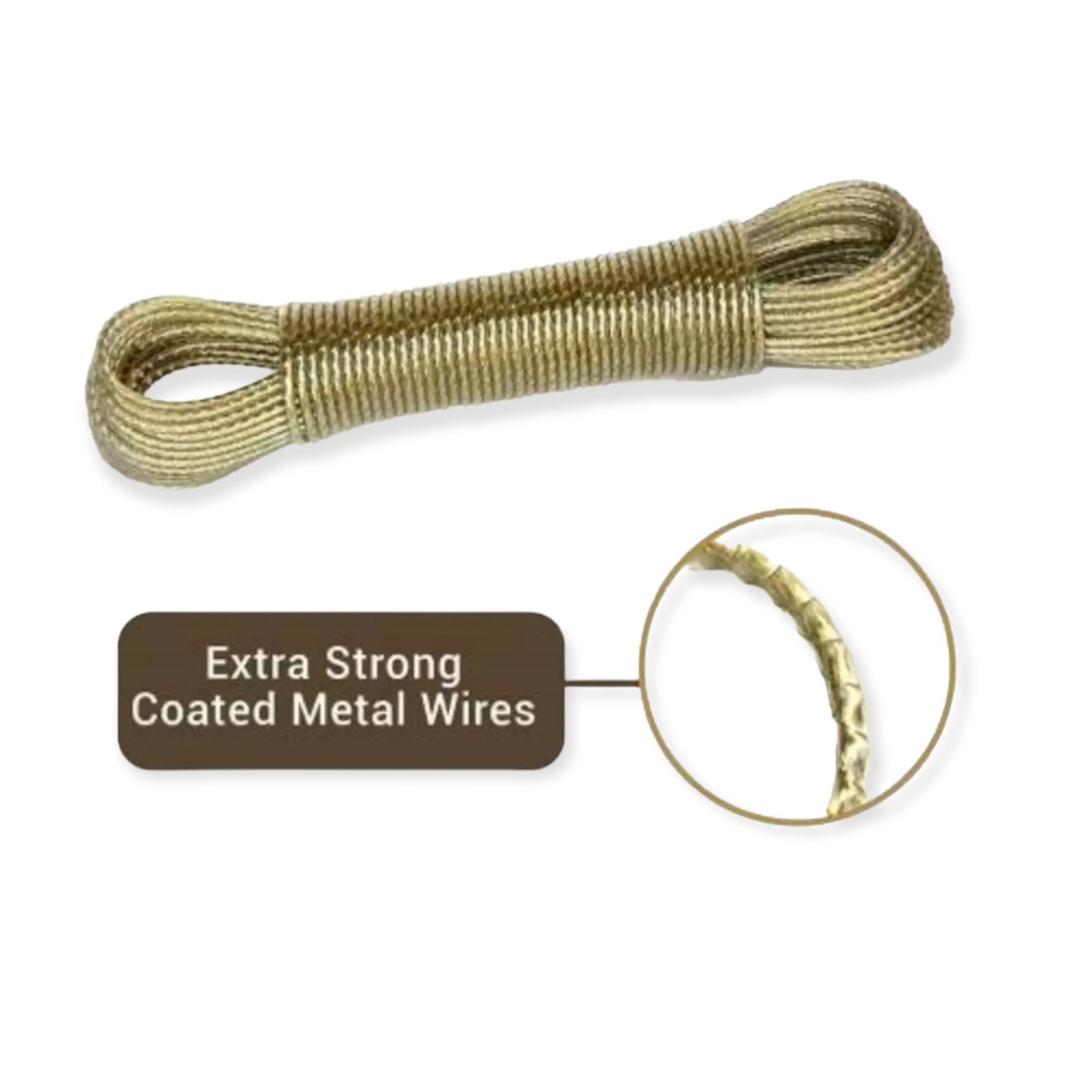 Cloth Rope PVC Coated Anti-Rust Unbreakable Steel Wire Rope For Clothes ...