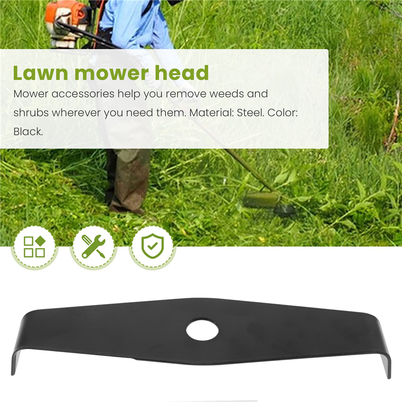 Brush Cutter Grass Trimmer Head Knife Cutting Steel Blade 2 Tooth 2T ...