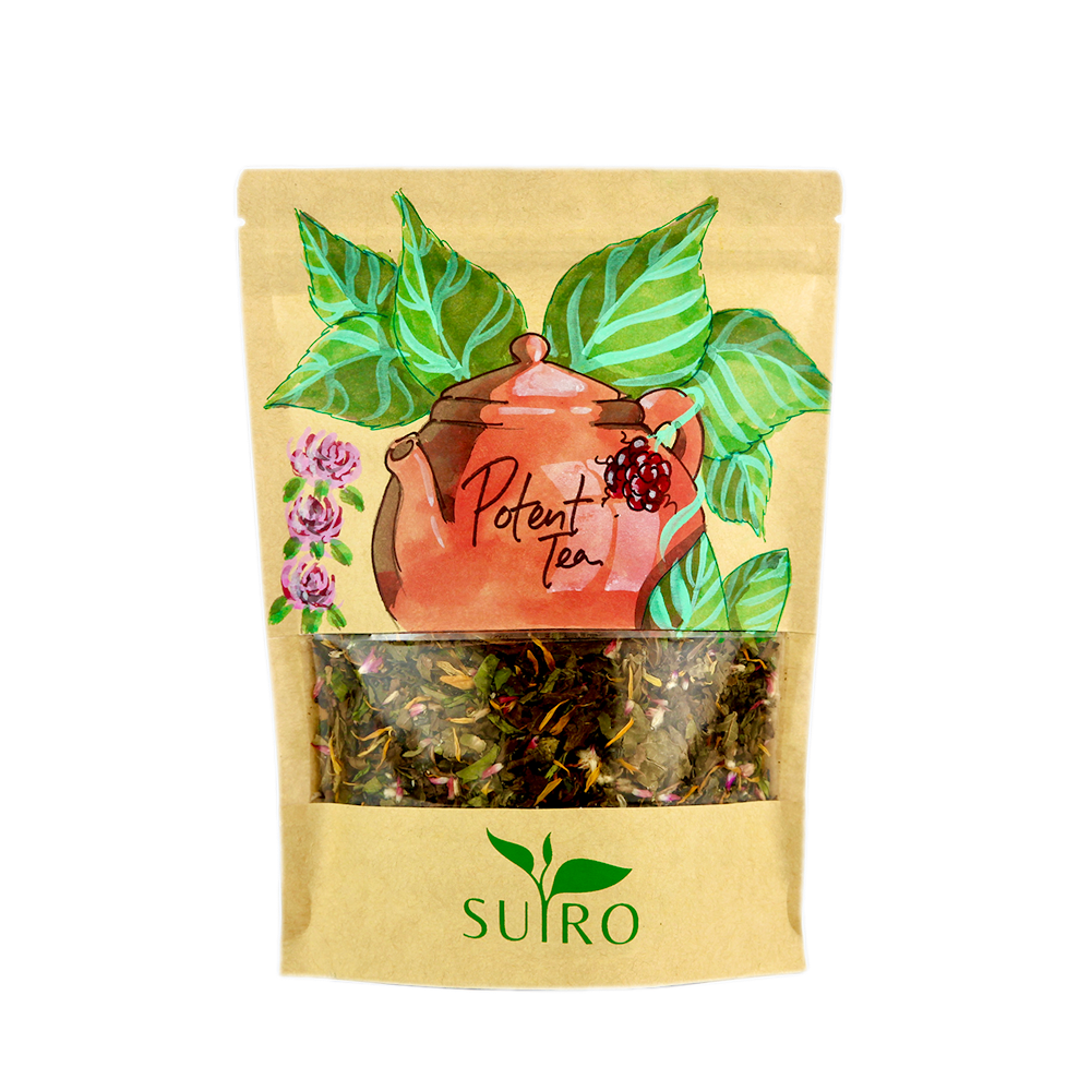 Herbal Blend Potent Tea specially for PCOS from Suiro Teas Loose Net ...