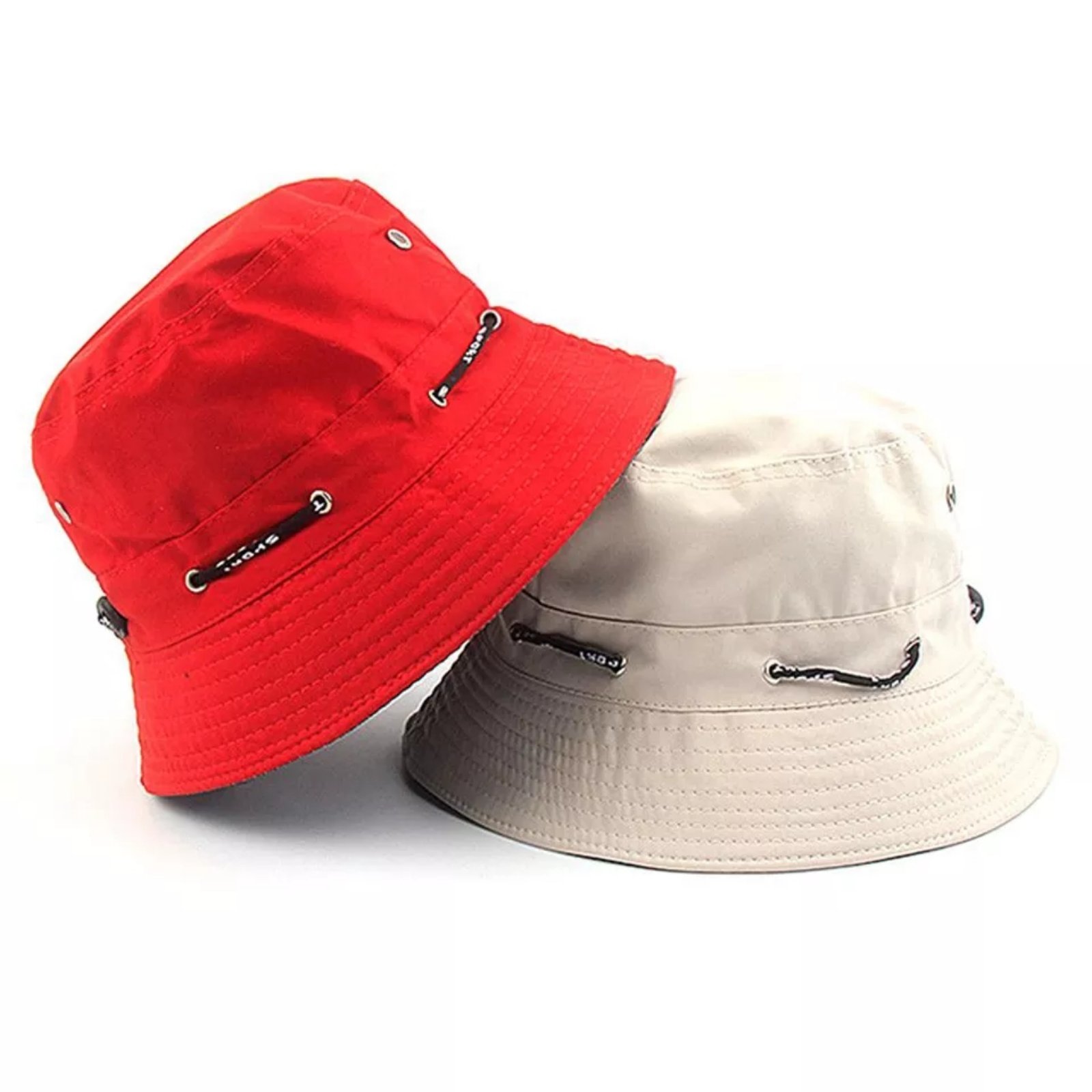 Set Of 2 Fashion Personality Unisex Bucket Cap Men Women Casual Outdoor ...